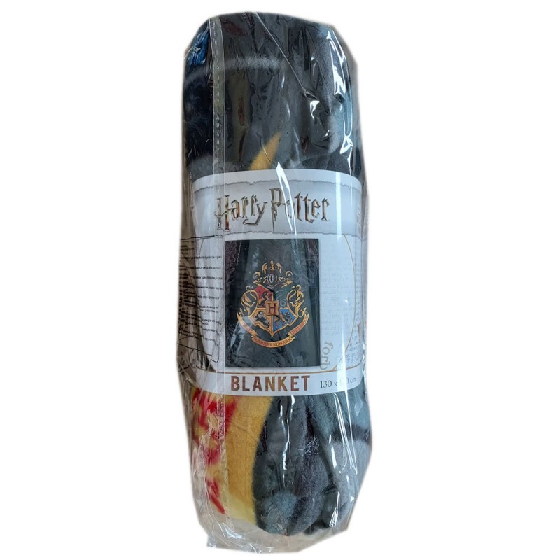 Couverture Polaire Harry Potter Blason Poudlard Sur Logeekdesign